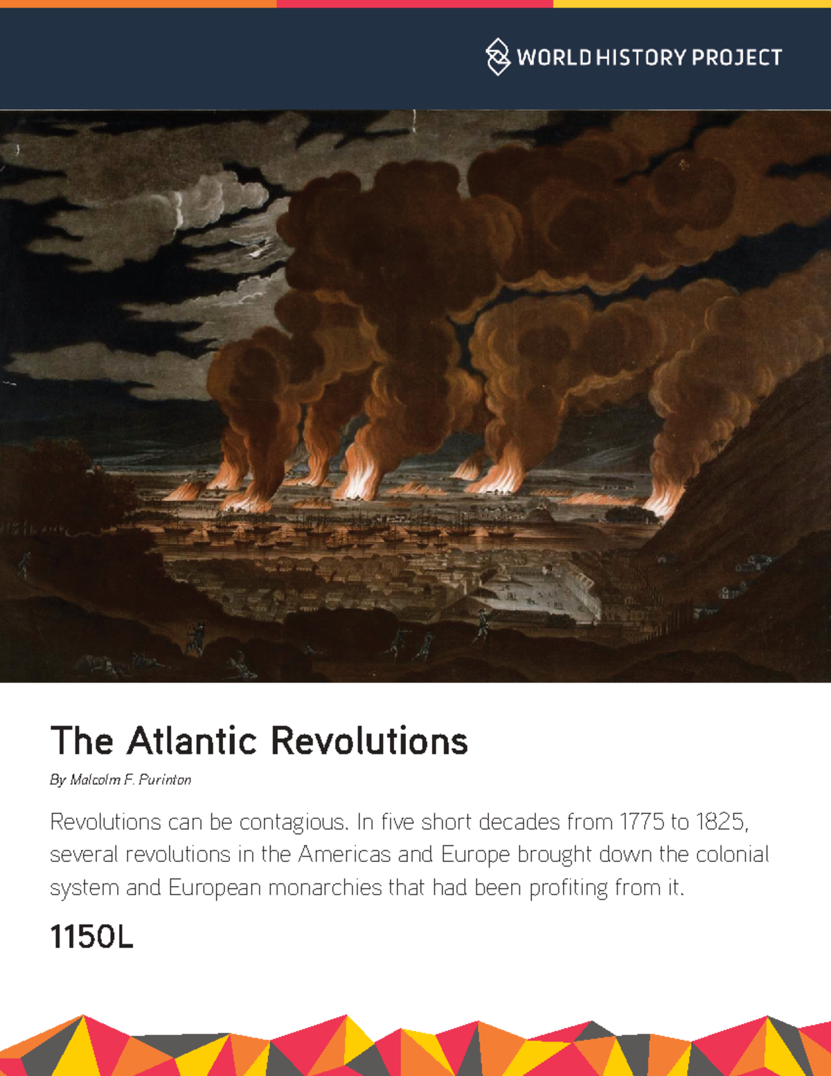 Atlantic Revolutions Overview: Key Insights and Historical Impact - Studocu