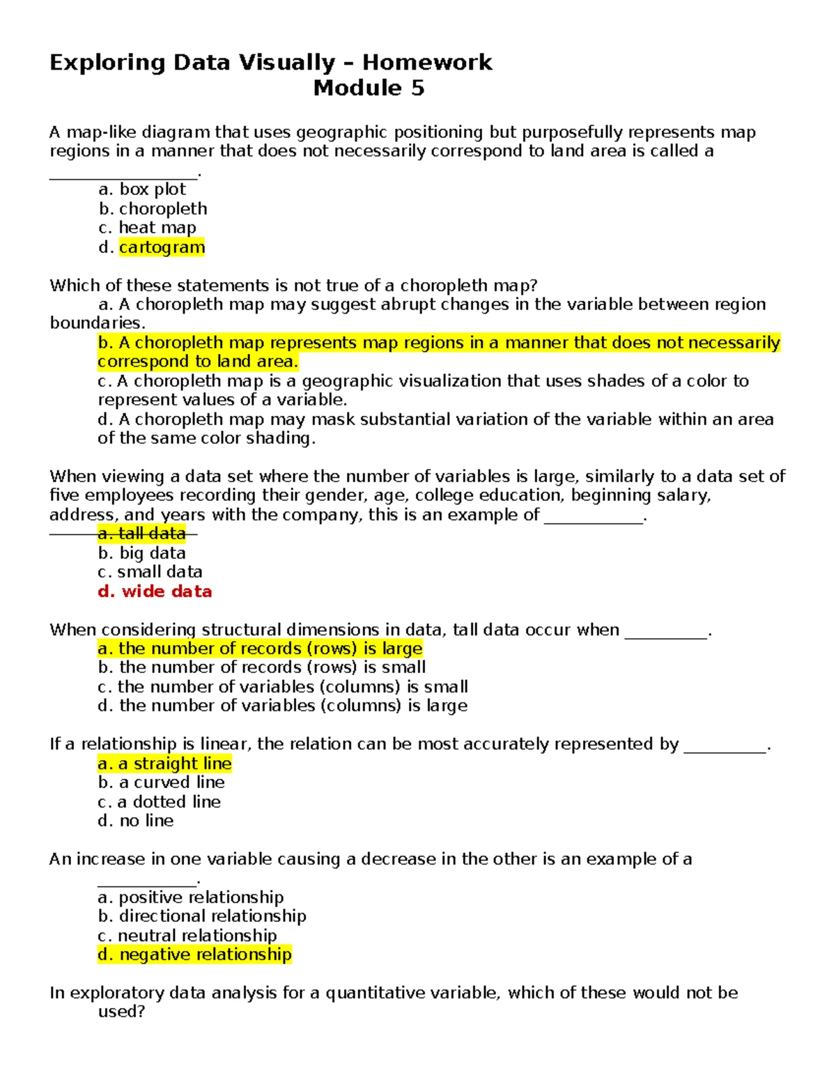 Visualizing Variability Homework - BUSI 205 Module 4 Insights - Studocu