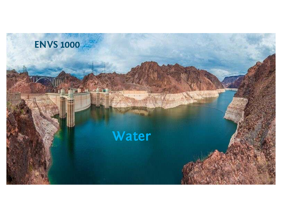 ENVS1000-2025C-05: Understanding Earth's Water Systems and Impact - Studocu
