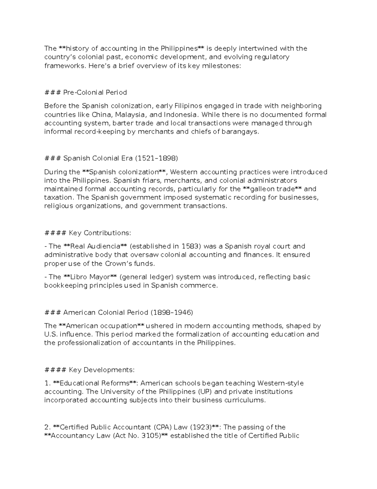 History of Accounting in the Philippines: Key Milestones and Evolution ...