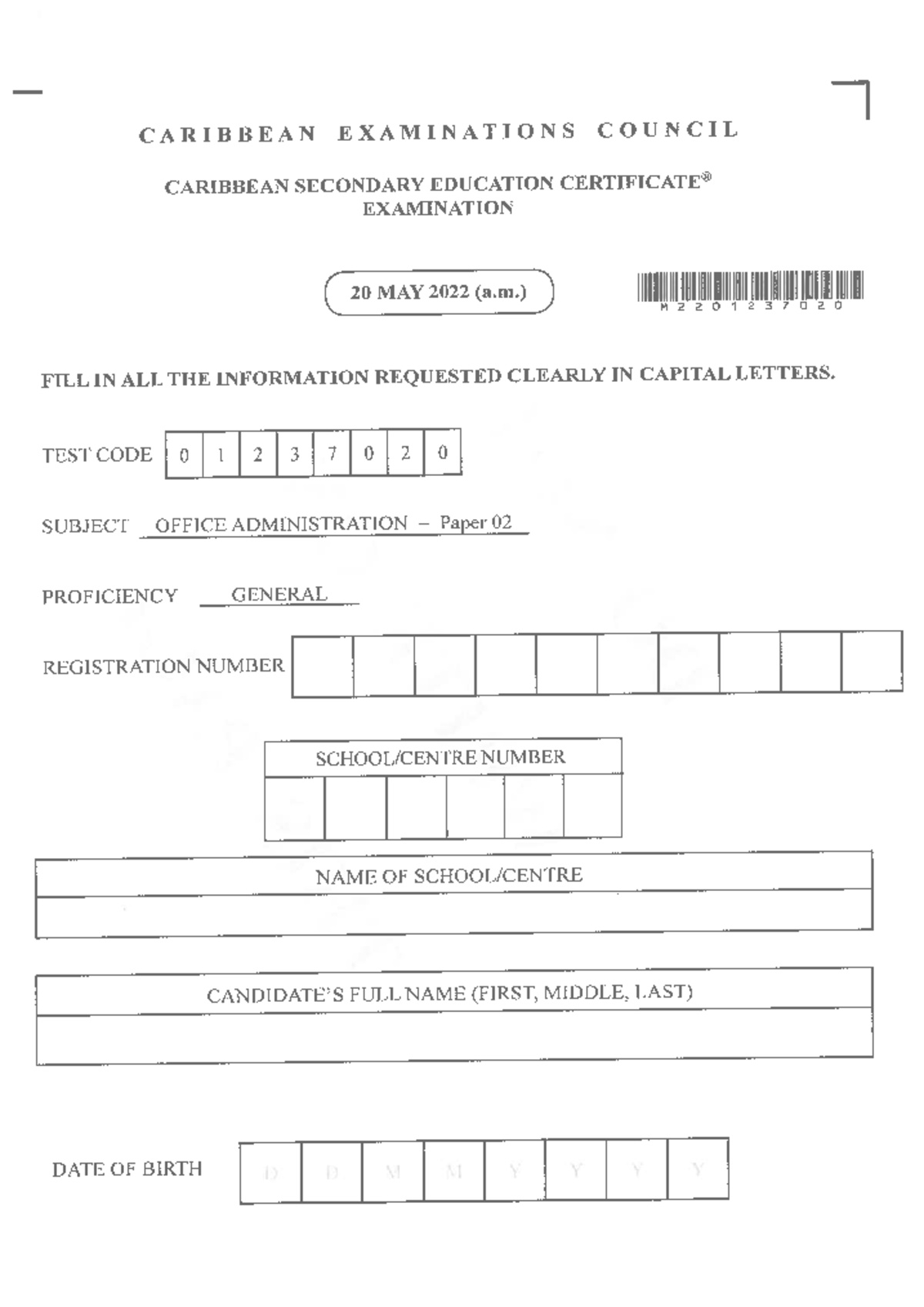 Office Administration Paper 02 Exam Notes - May 2022 (CSEC) - Studocu