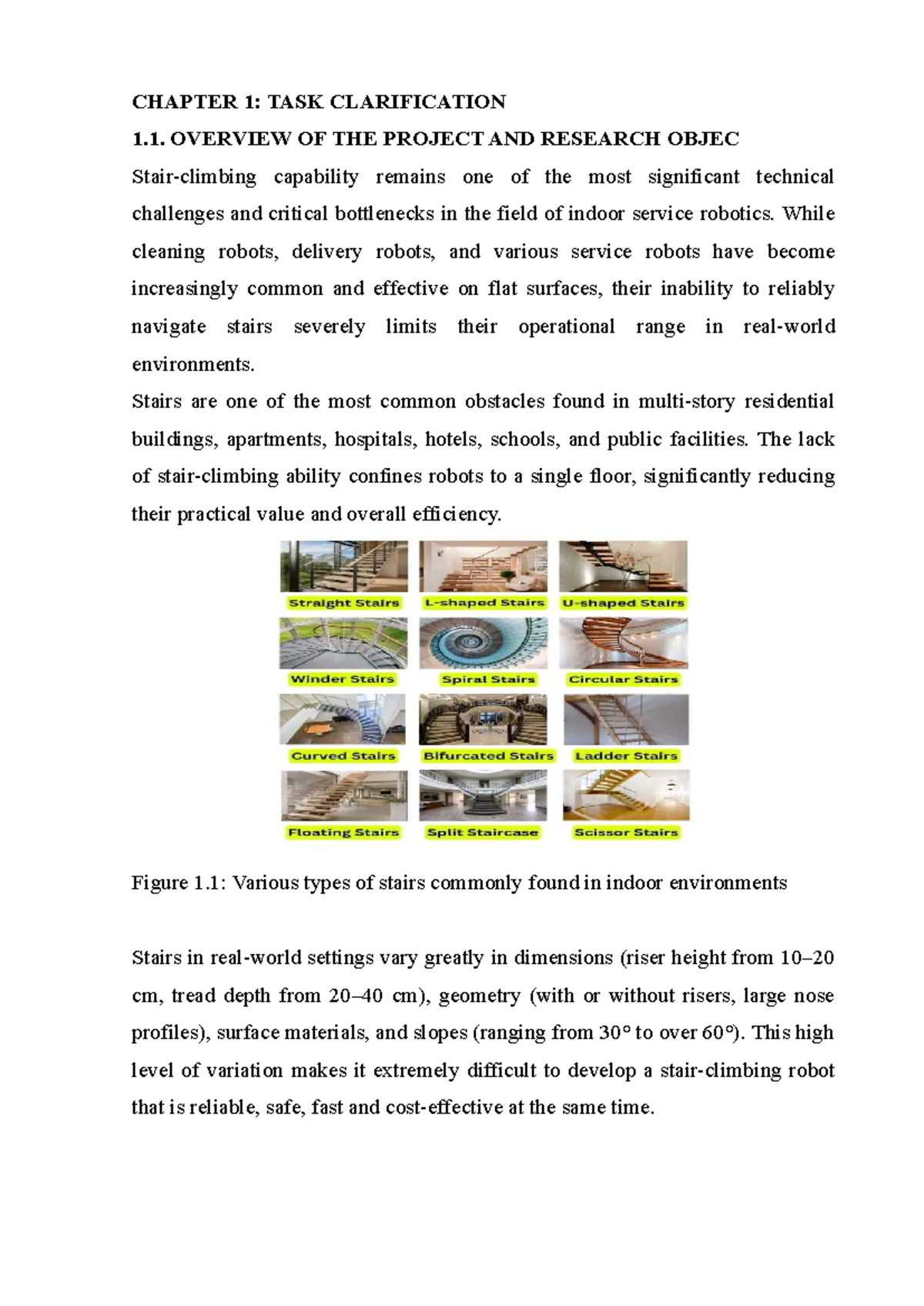 CHAPTER 1: TASK CLARIFICATION ON INDOOR SERVICE ROBOTICS (Baitap LON ...