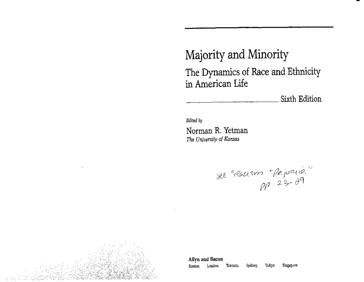 Understanding Racism: Definitions and Perspectives (Course Code: 26 ...