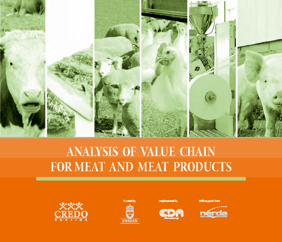 Analysis of the Value Chain for Meat Products (2023) - Studocu