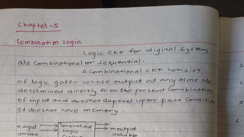 Digital Logic CKT: Combinational Circuits and Design Procedures - Studocu