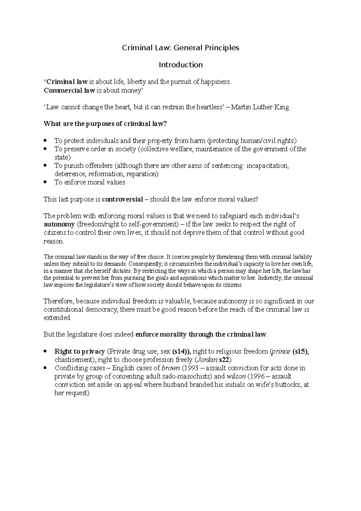 Analysis of Common Purpose Doctrine in South African Law (LAW 2025 ...