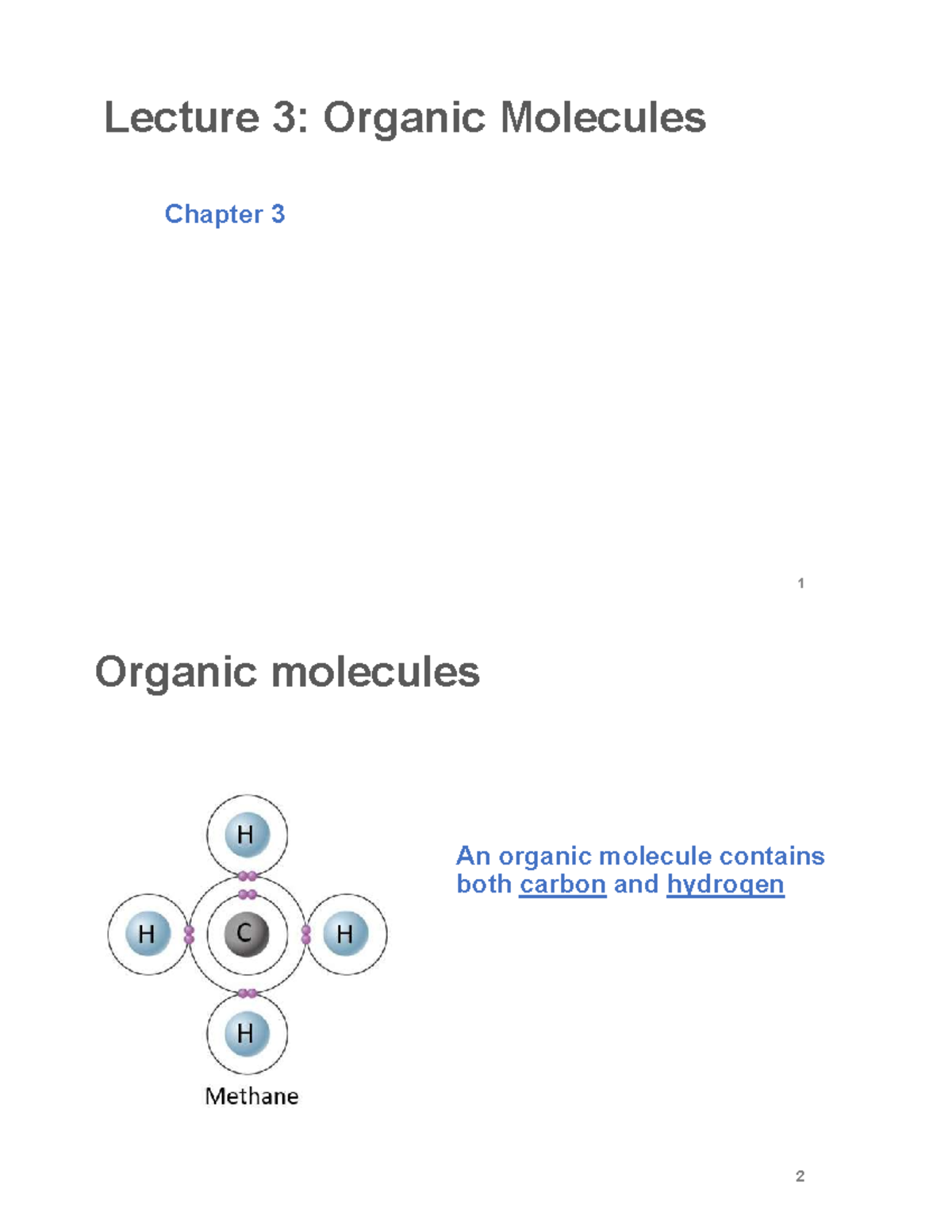 Lecture 3: Overview of Biological Molecules - Proteins, Nucleic Acids ...