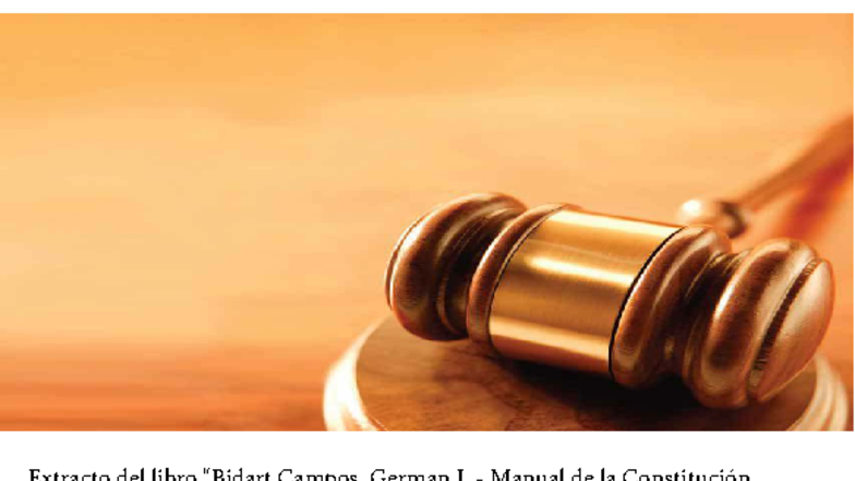 Manual de la Constitución - Tomo III: Capítulo El Congreso - Studocu