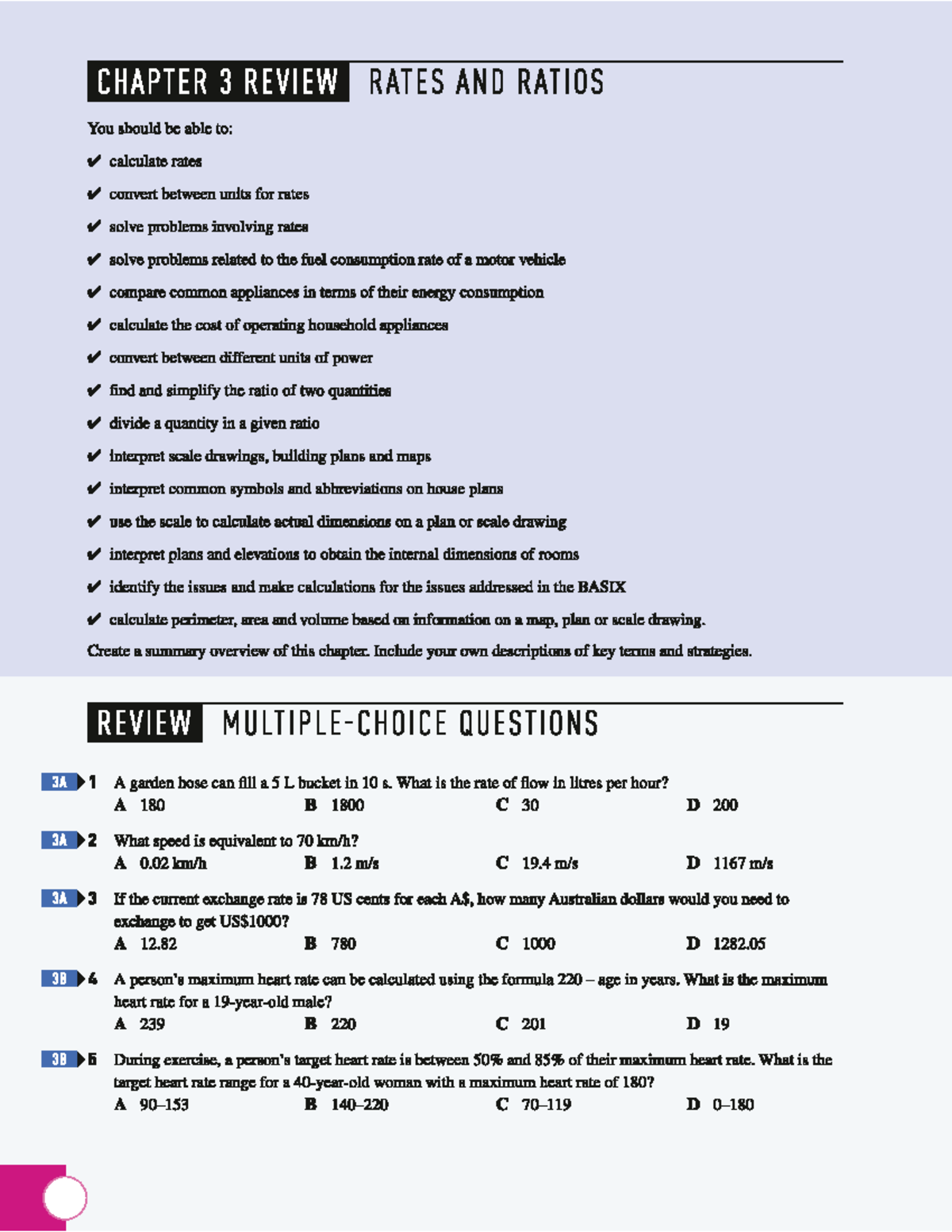 Chapter 3 Review: Rates and Ratios - Studocu
