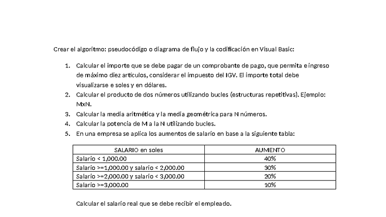 Algoritmos y Codificación en Visual Basic: Computación 2 - Studocu