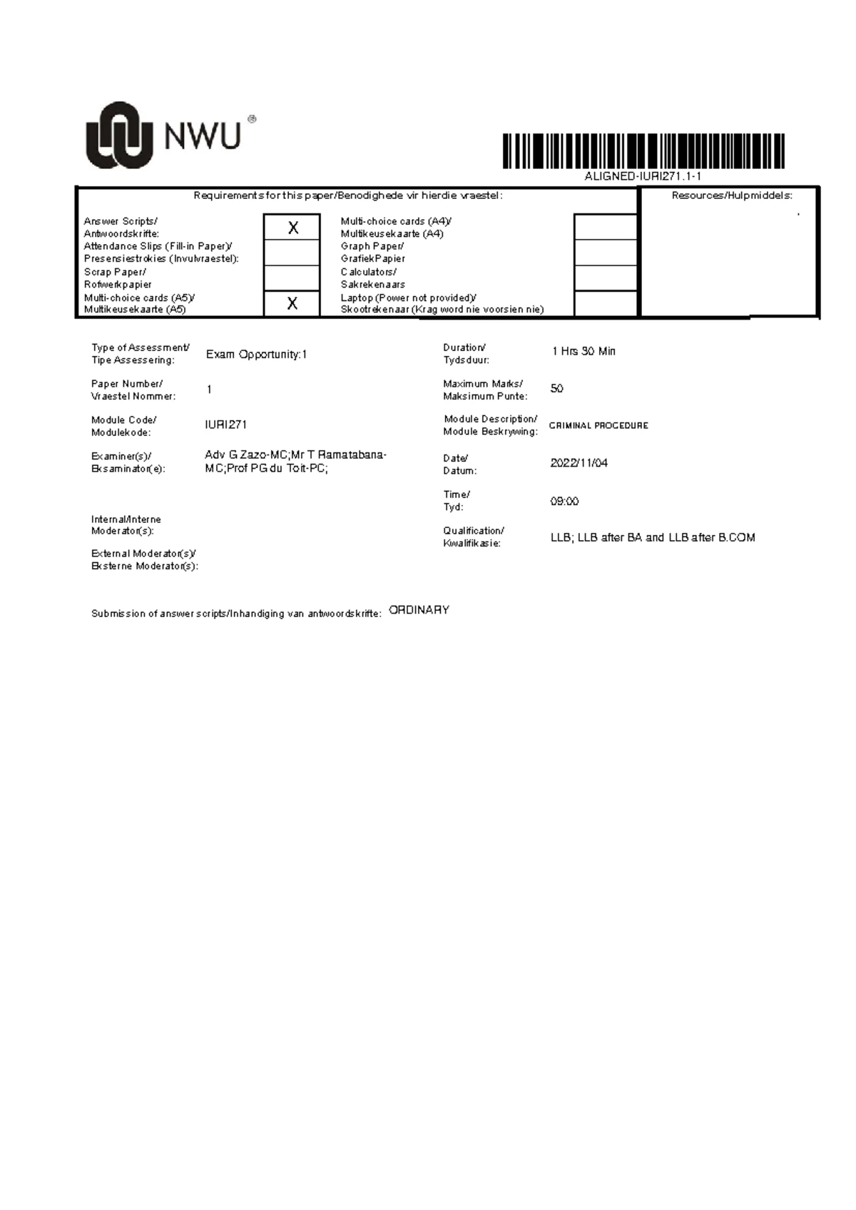 ENG 2023 - NWU Undergraduate Guide for Grades 11 & 12 - Studocu