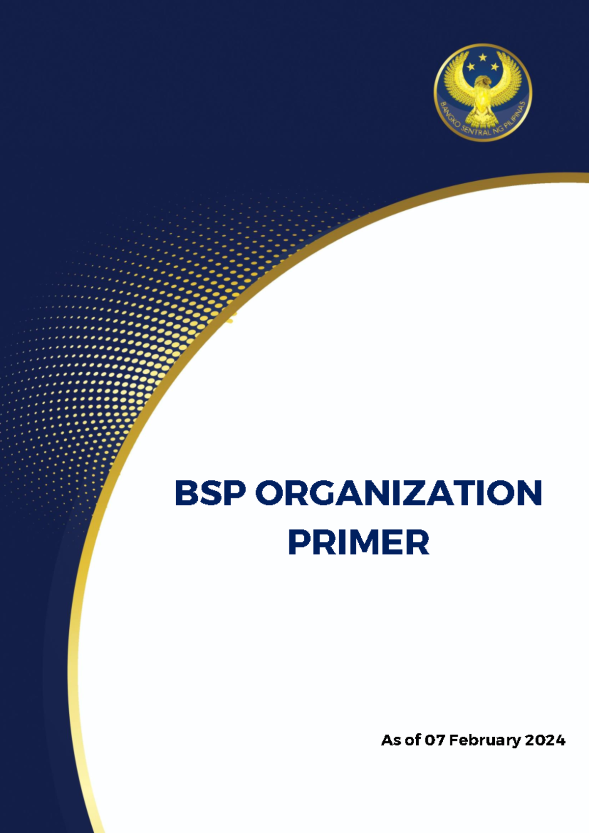 BSP Organizational Structure and Strategy Overview (As of Feb 2024 ...