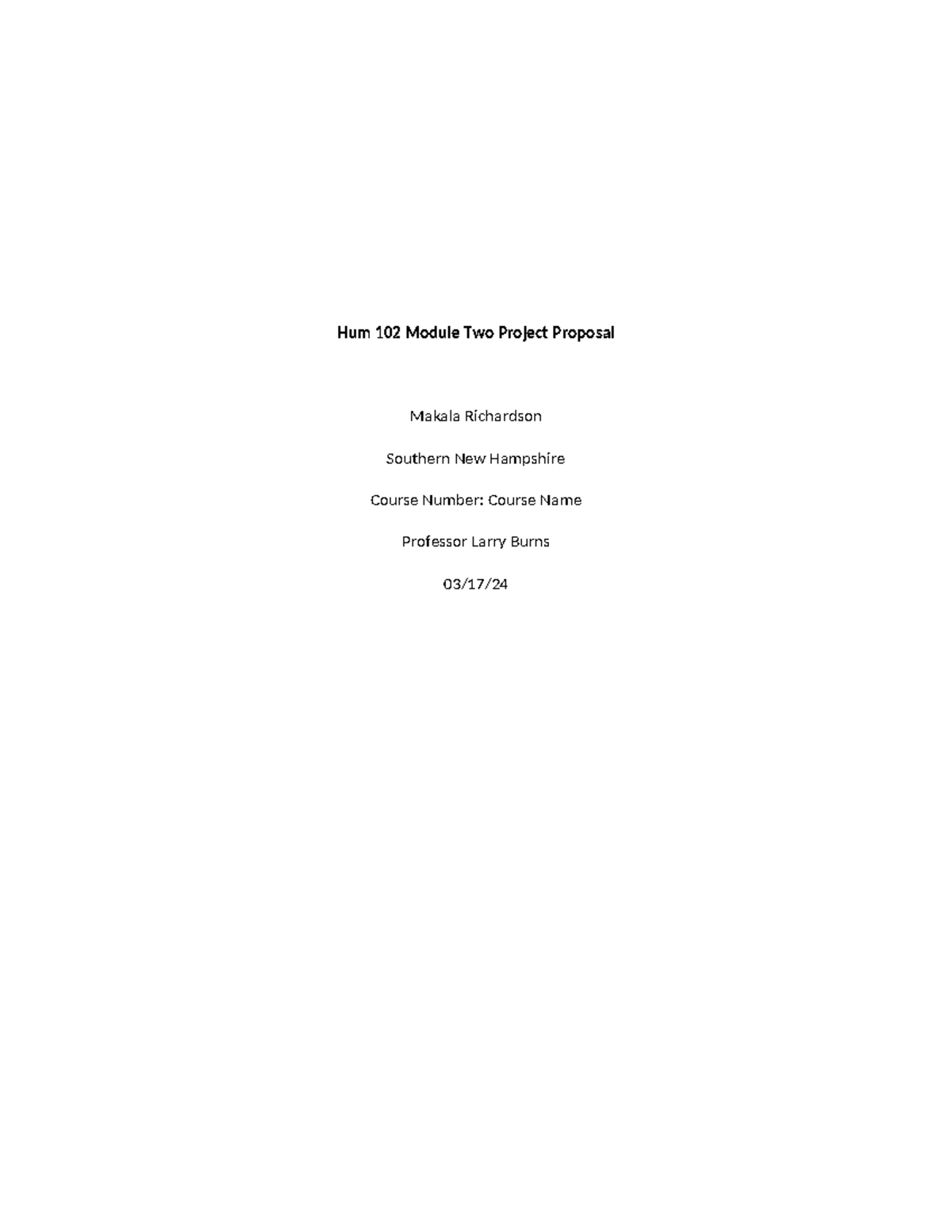 HUM 102 Module 2 Project Proposal: Exploring Mental Health Through Art ...