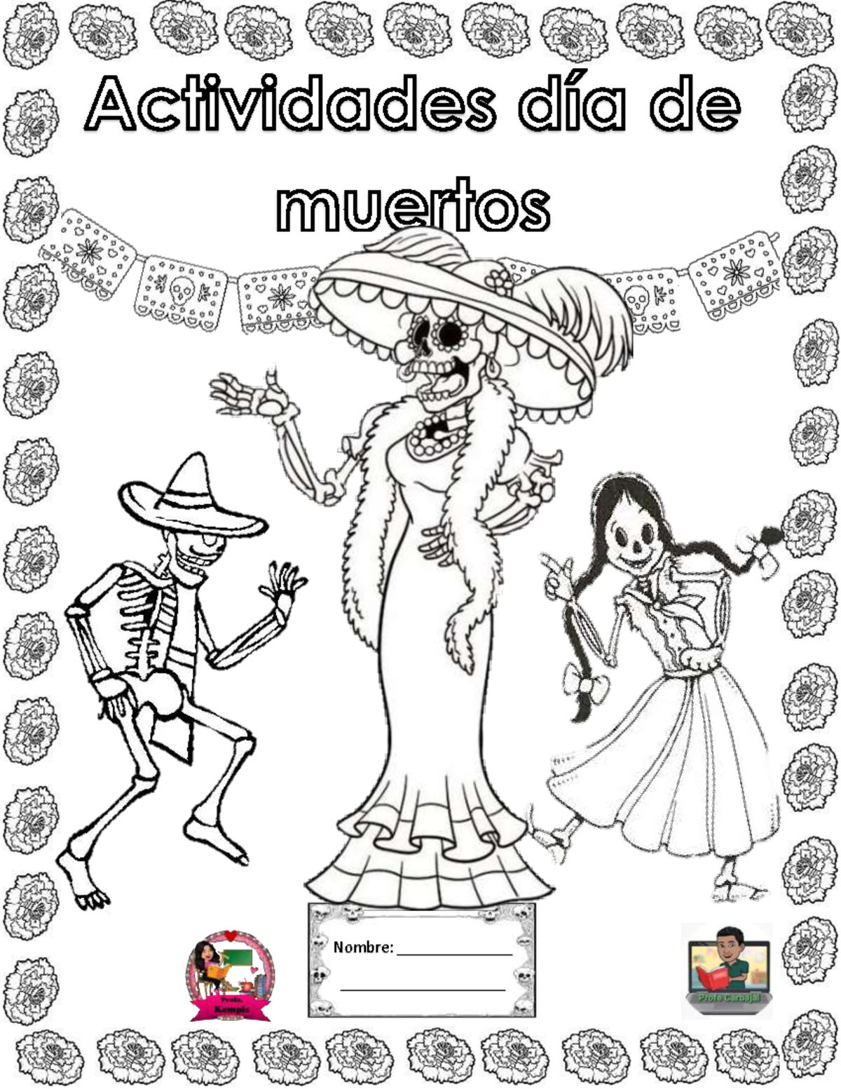 Cuadernillo de actividades día de muertos Profa Kempis - Nombre: ______________ - Studocu