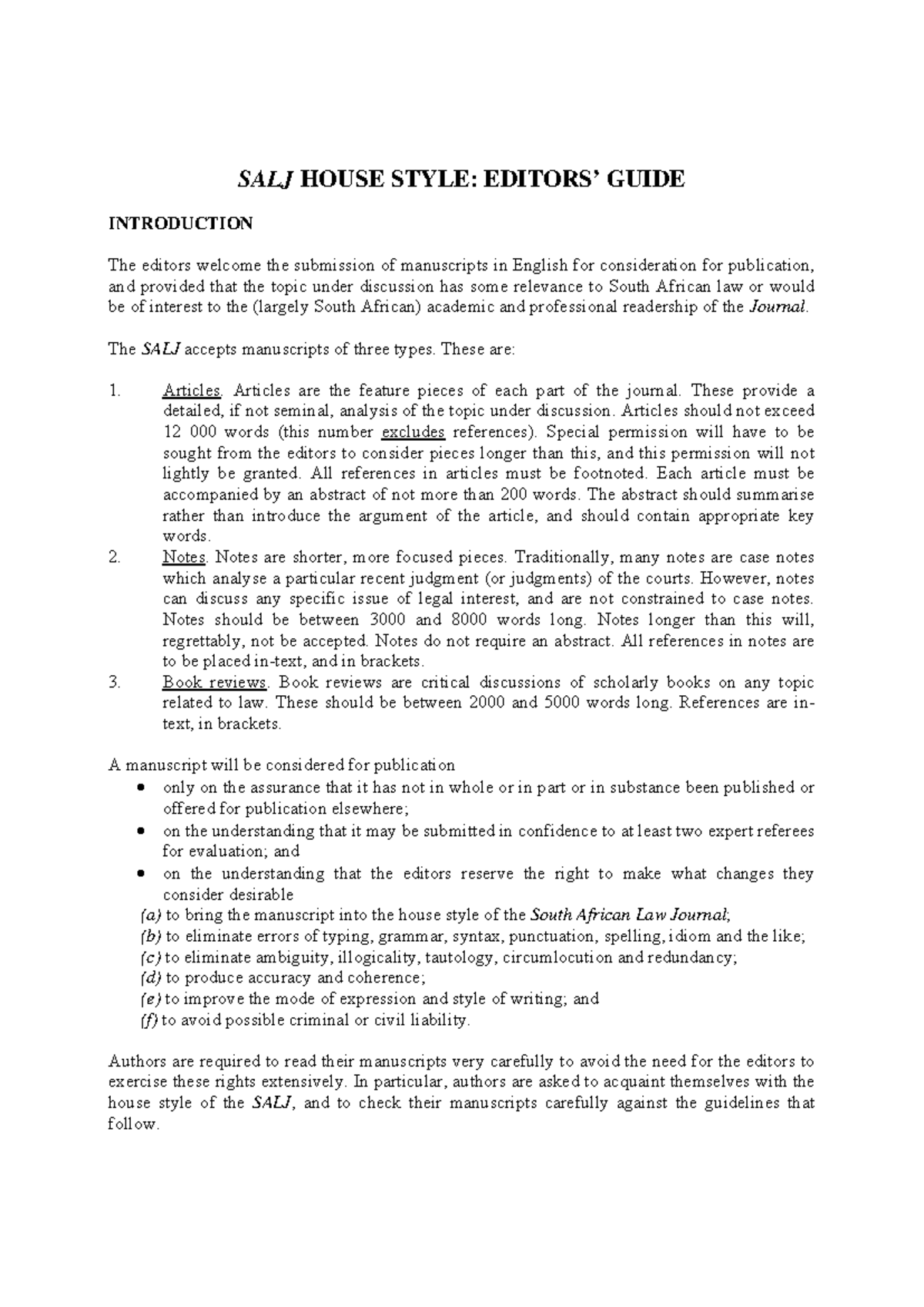 SALJ-Style-Guide - South African Law Journal Referencing Style Guide ...