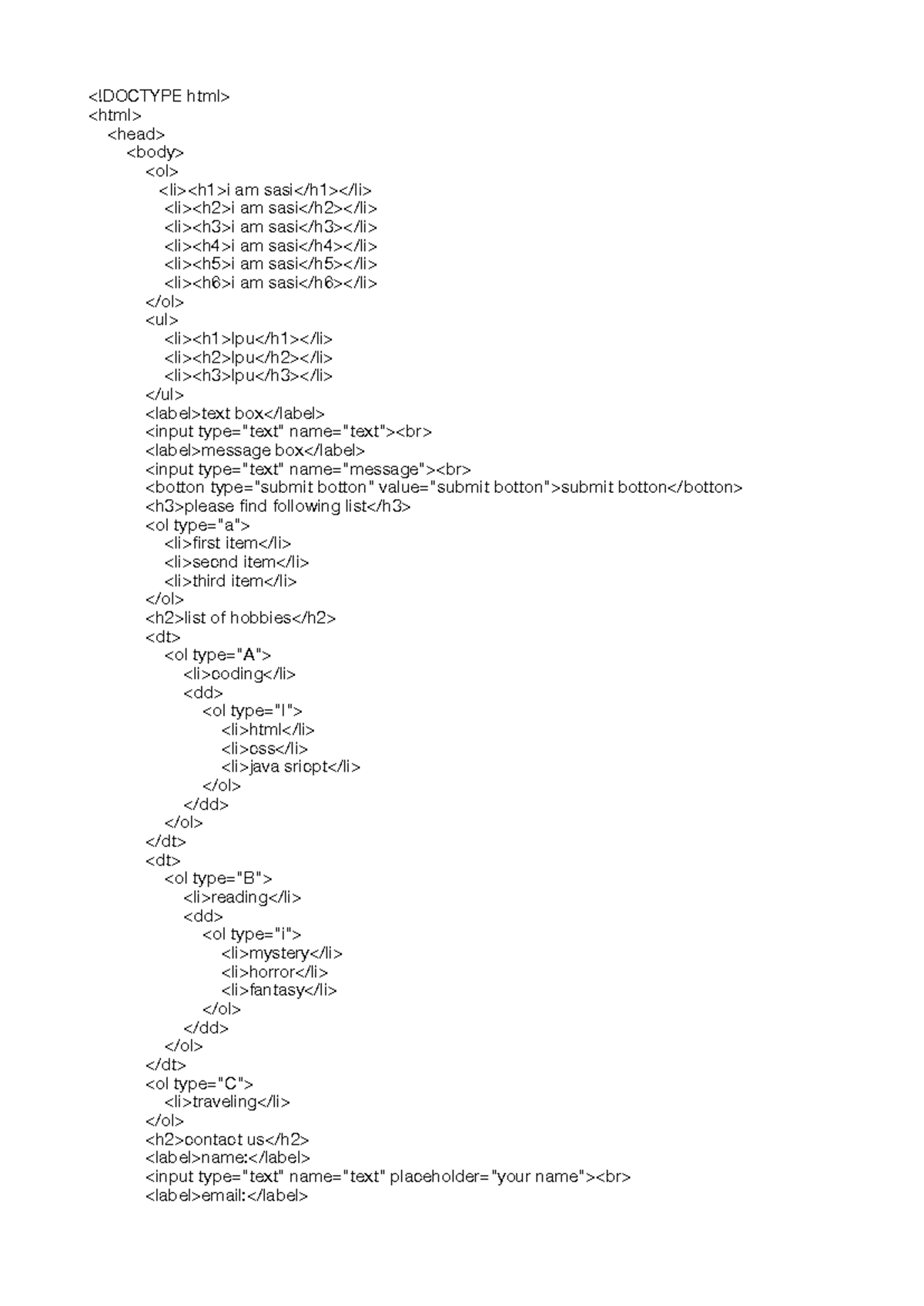 35 - hw home work html home work html home work html - - Studocu
