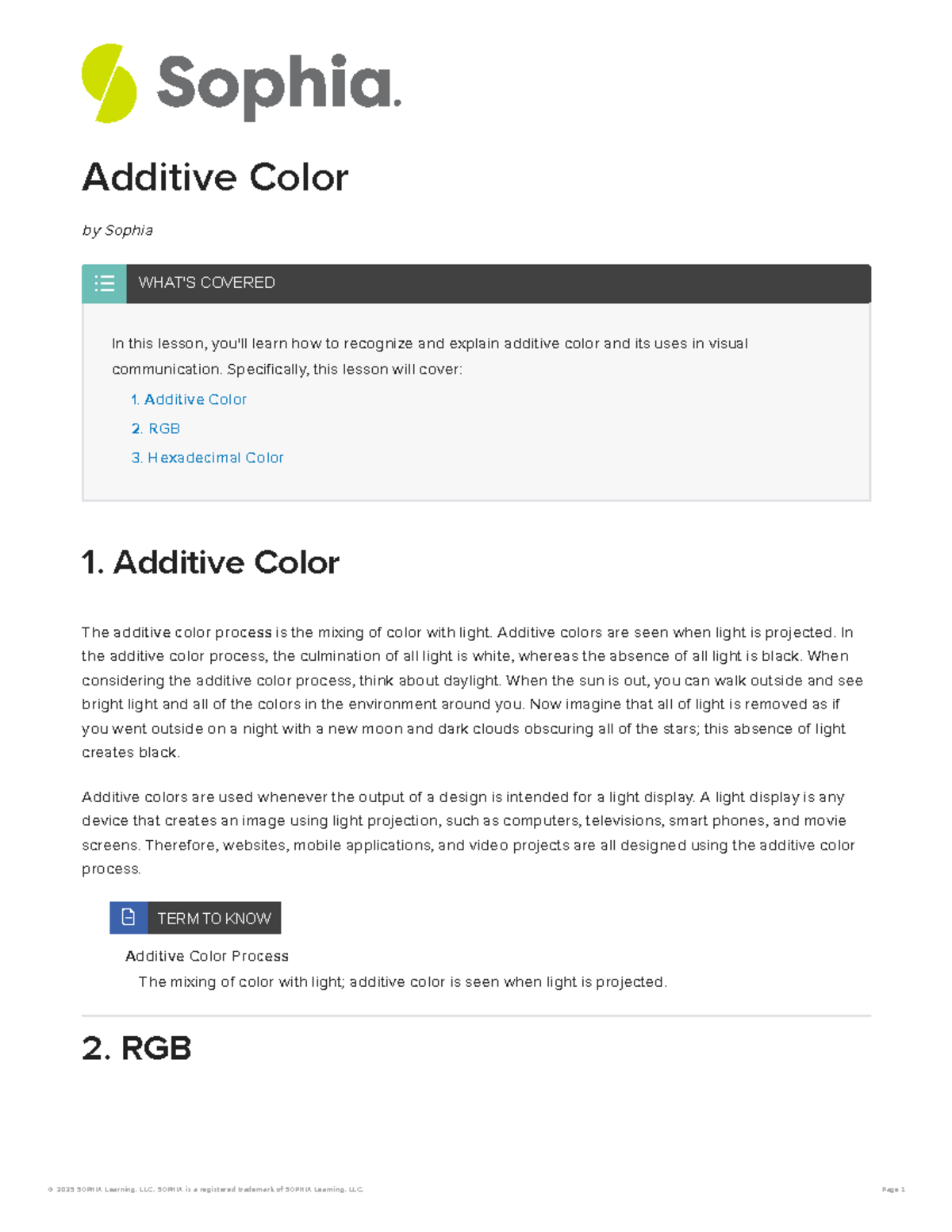 Additive Color Process: Understanding RGB & Hexadecimal Models (2025 ...