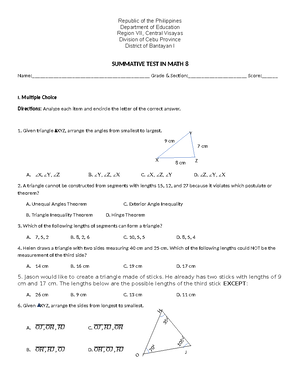 Grade 8 Math Quiz - QUiz for math 8 - Grade 8 Math Quiz Easy Questions ...