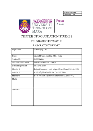 Pre lab and post lab questions experiment 1 - PRE-LAB QUESTION 1 ...
