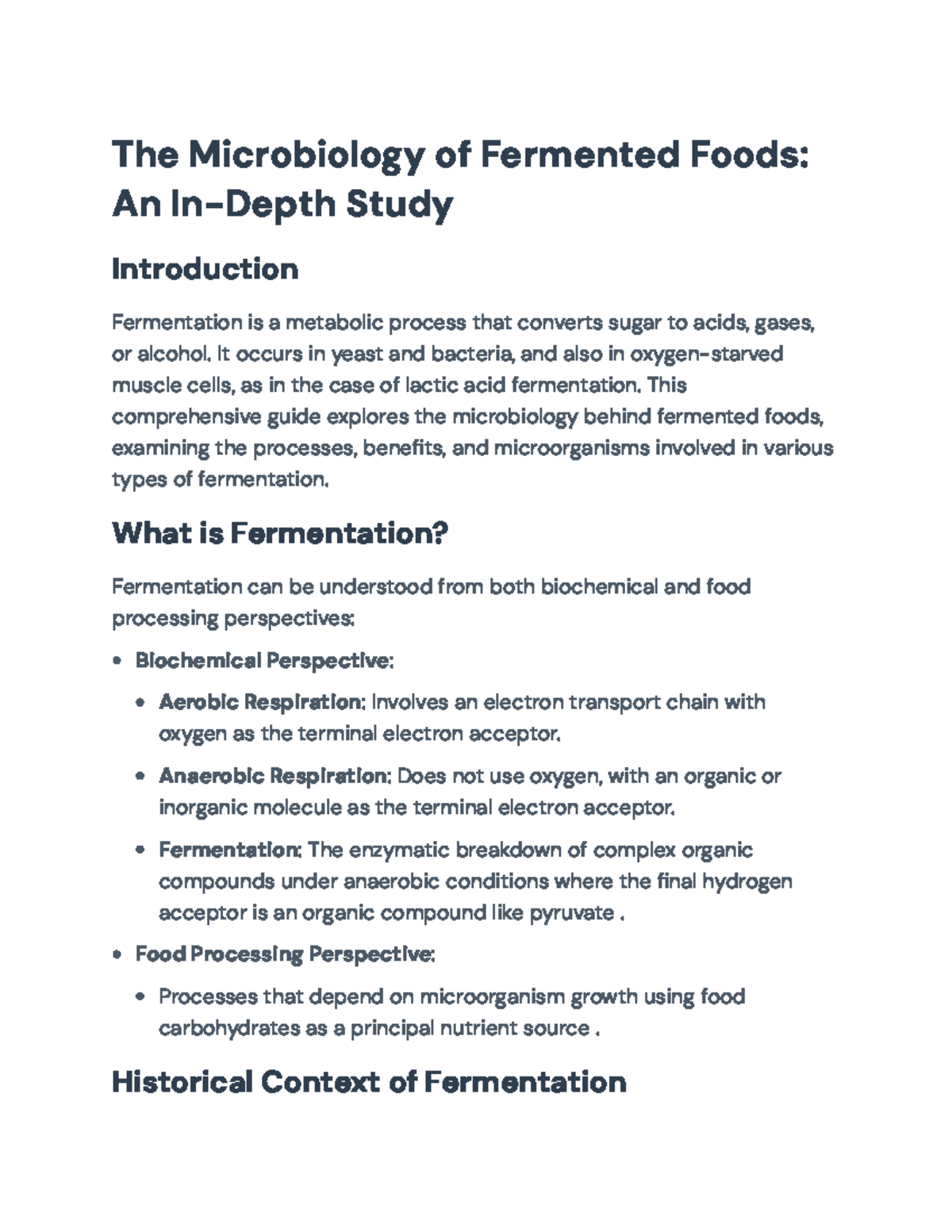 Microbiology of Fermented Foods: Processes, Benefits, and Types - The ...