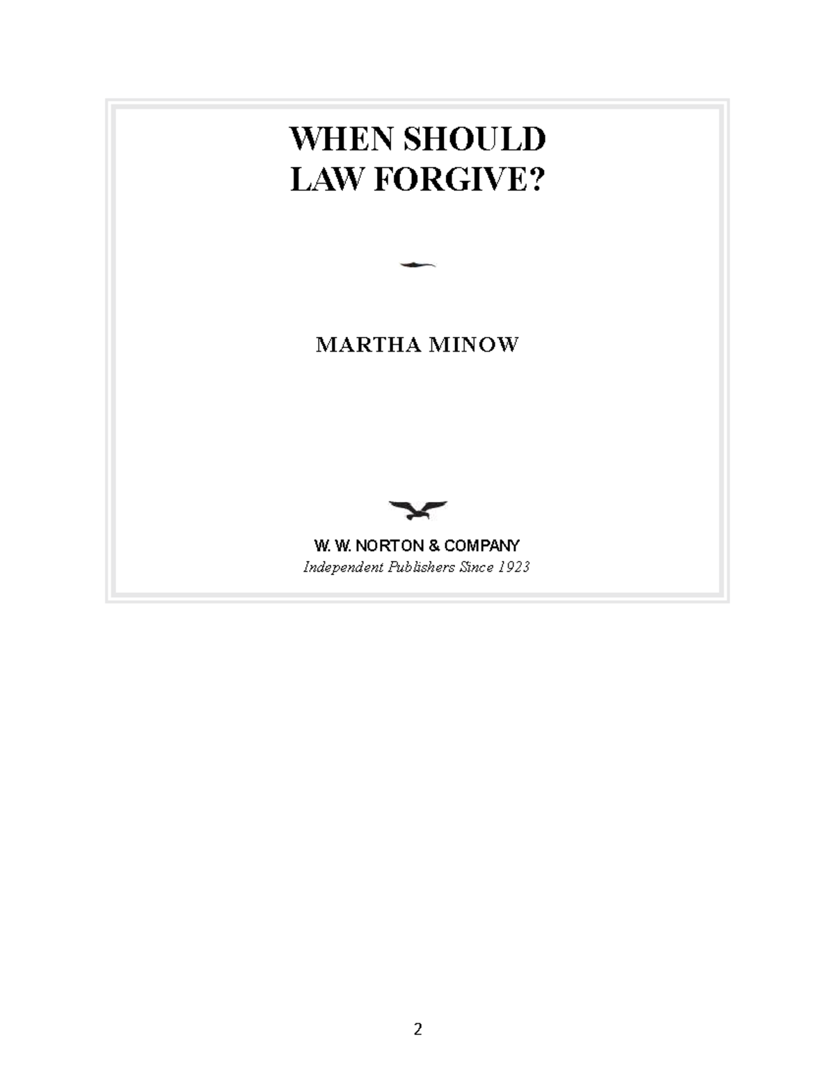 Exploring Forgiveness in Legal Contexts: Insights from Law (LAW 101 ...
