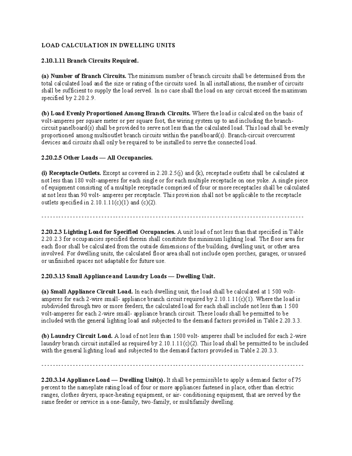 Residential Building Load Calculations - Key Notes and Insights - Studocu