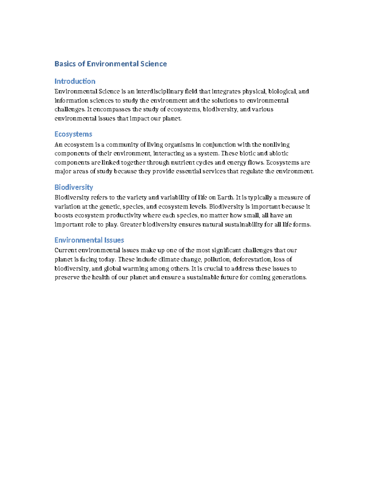 Mnt data Basics of Environmental Science - Basics of Environmental ...