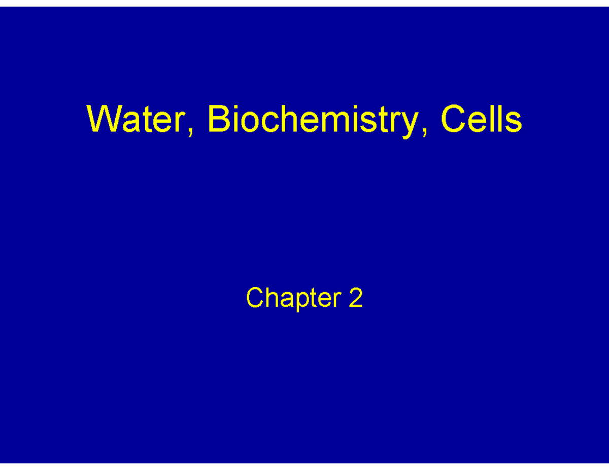 Biochemistry: Understanding Life's Organic Molecules and Structures ...
