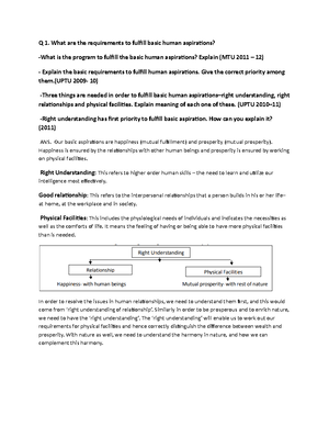 Unit 3 harmony - Unit 3 Harmony Q 1. “To be in a state of harmony is ...