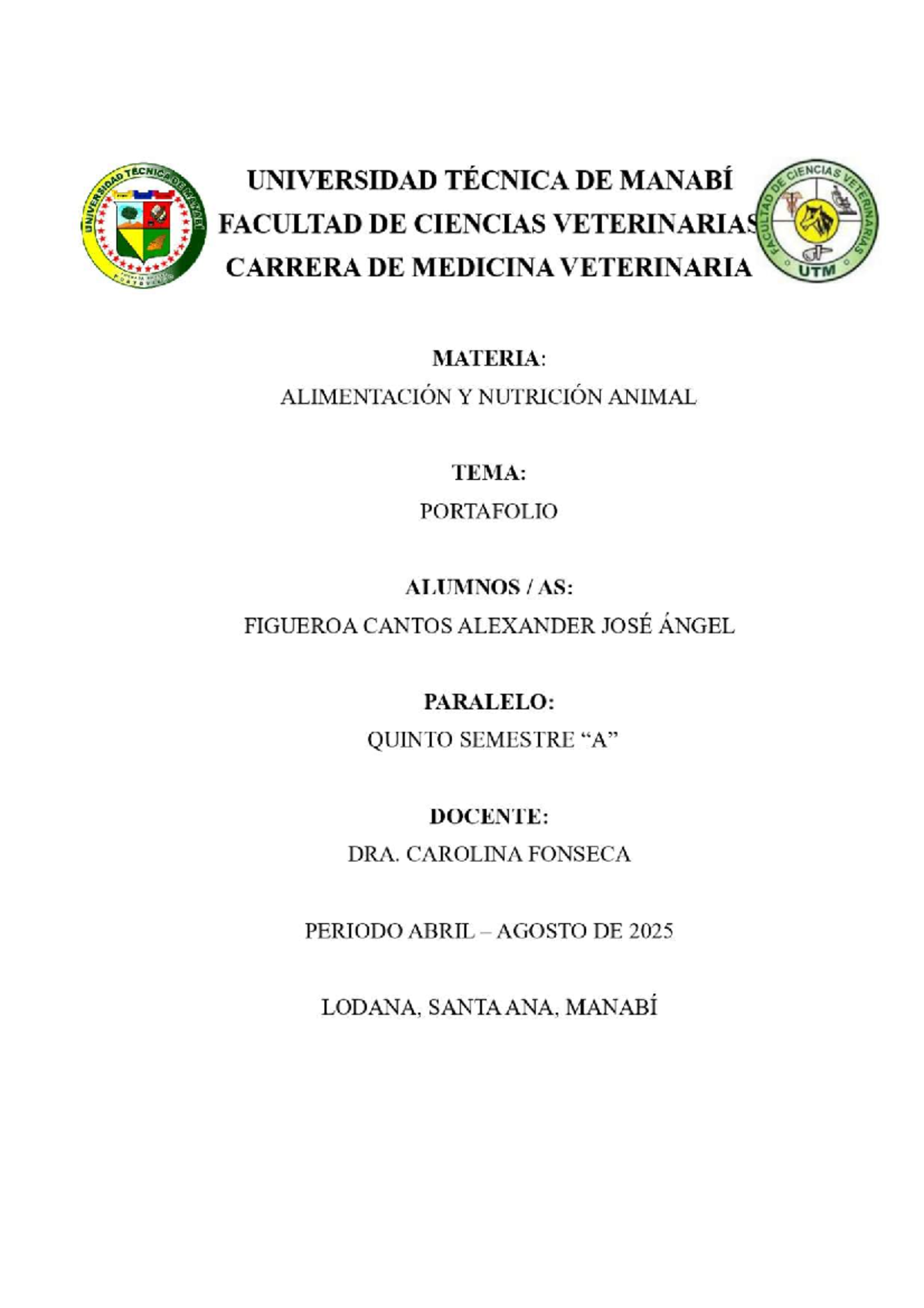 Minerales y Vitaminas: Comparativa por Especie - UTM 5to Semestre - Studocu