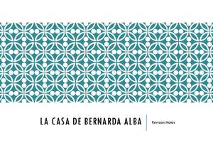 La casa de bernarda alba essay questions - la casa de bernarda alba ...