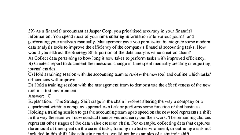 Data Analytics in Accounting (ACC 589) - Strategy Shift Analysis - Studocu