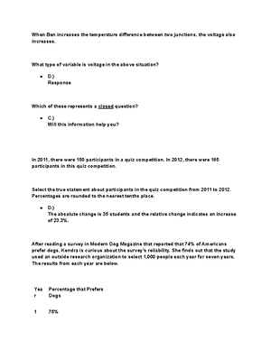 Sophia Statistics Unit 2 Milestone 2 - UNIT 2 — MILESTONE 2 Score 25/ You passed this Milestone ...