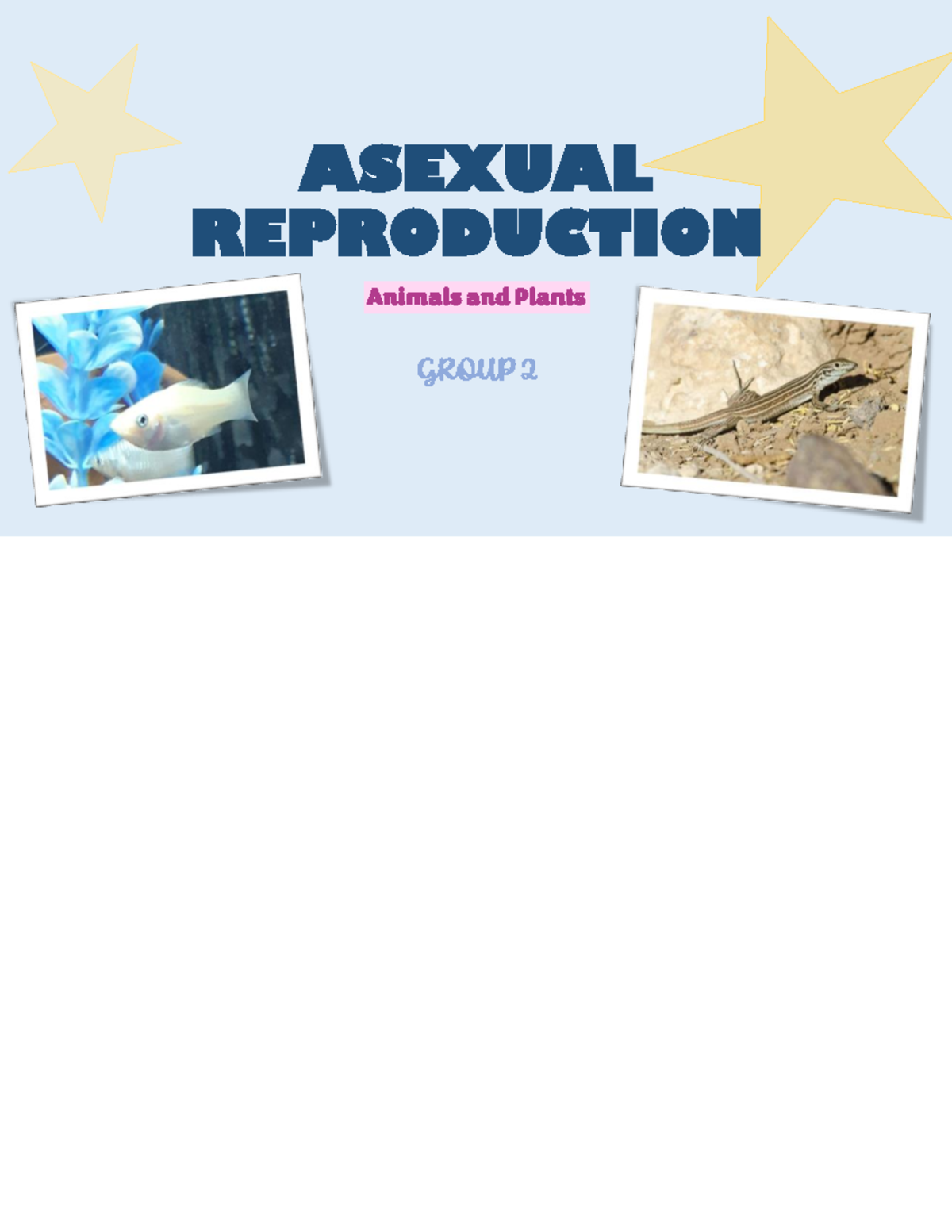 Inbound 2603802738824282788 - ASEXUAL REPRODUCTION Animals and Plants ...