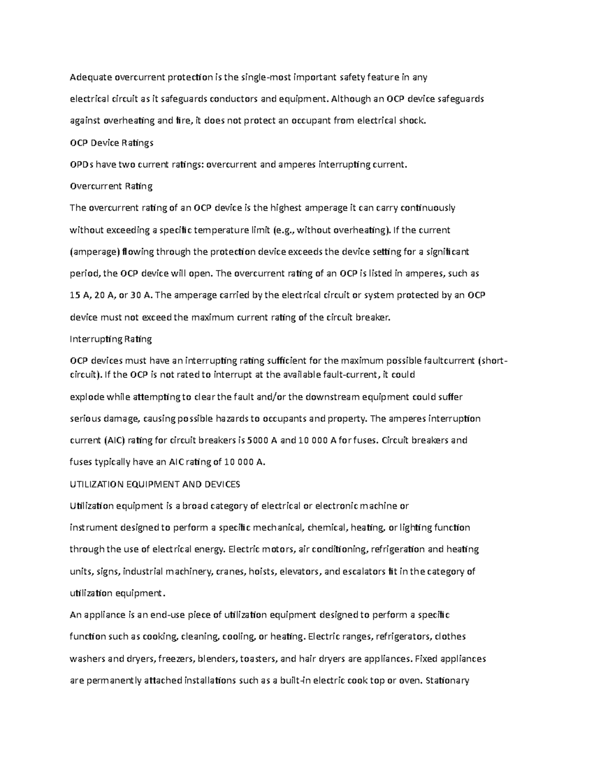 Doc21-adiquate - Adequate overcurrent protection is the single-most ...