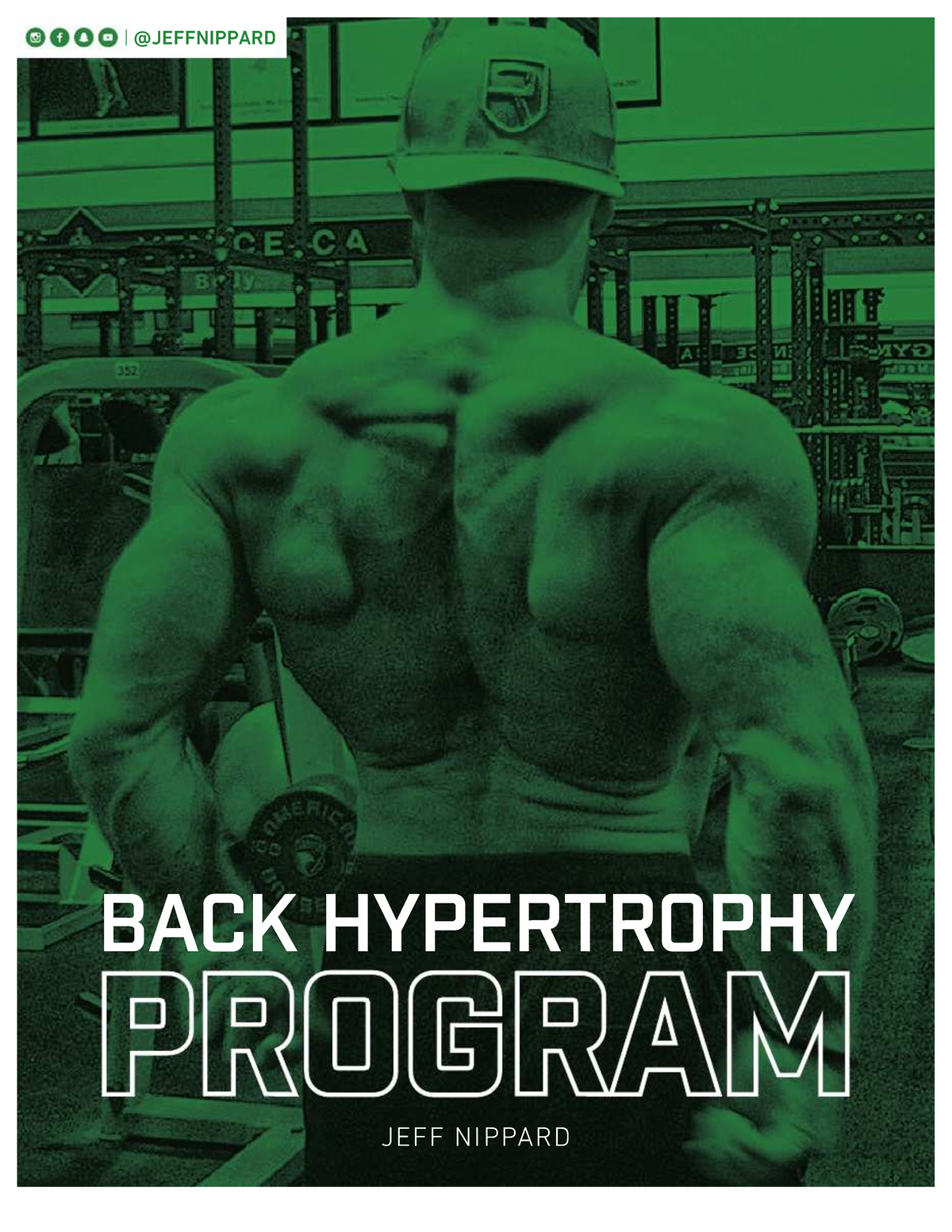 Back Hypertrophy Program - BACK HYPERTROPHYBACK HYPERTROPHY JEFF NIJEFF ...