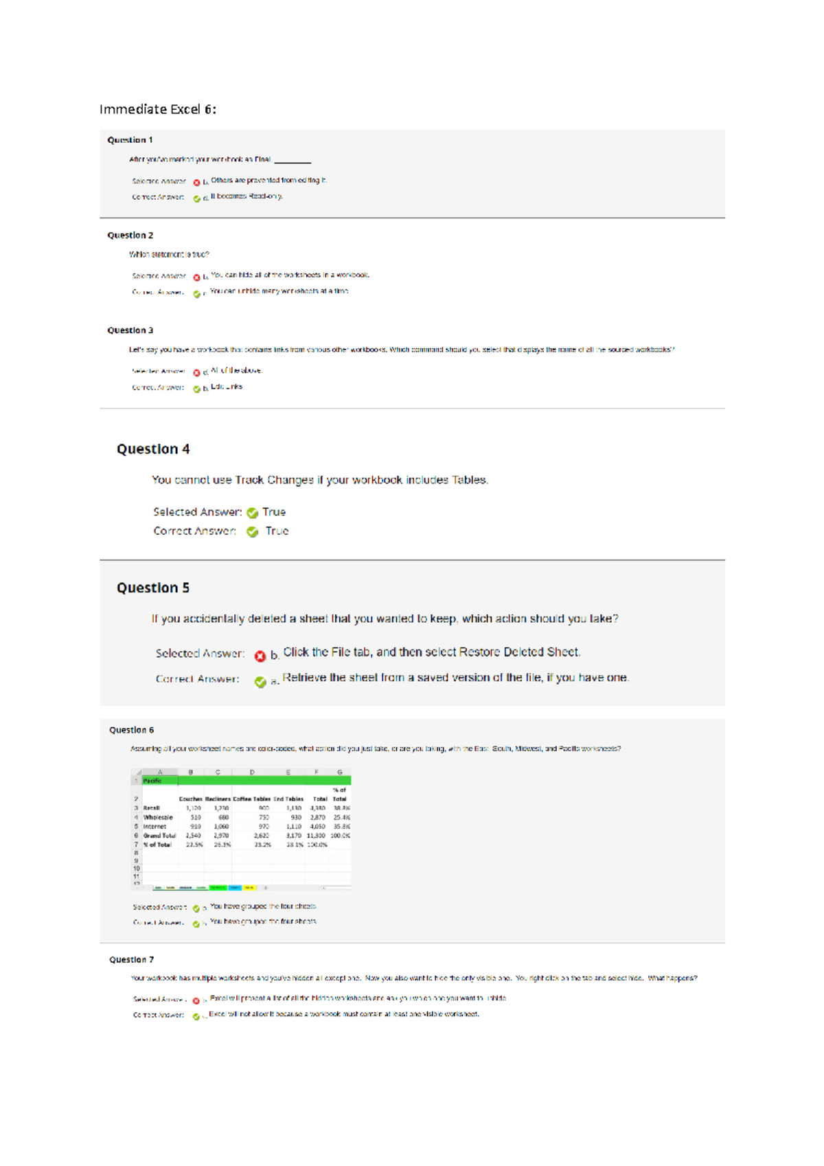 NTU Excel Working with Multiple Worksheets - AB1403 - Immediate Excel 6: - Studocu