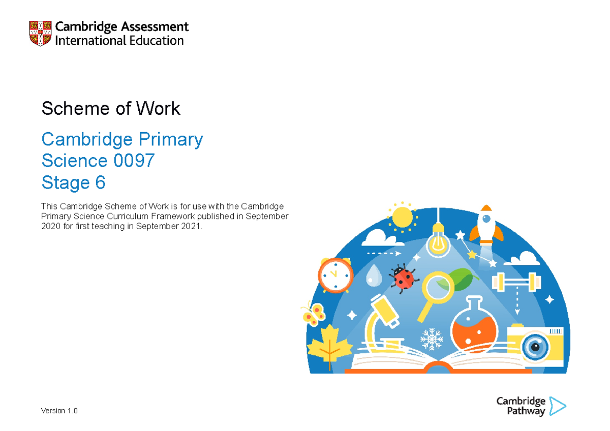 0097 Primary Science Stage 6 Scheme of Work tcm142-595395 - Scheme of ...