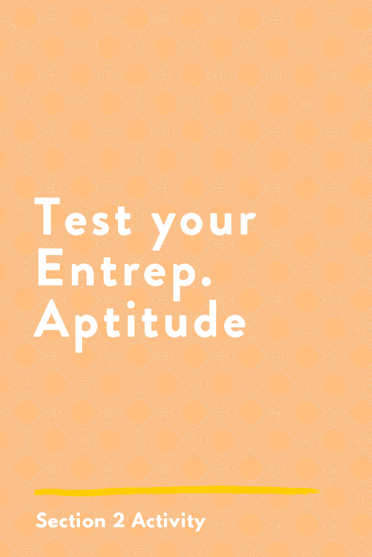 Test+your+aptitude+Entrep - Test your Entrep. Aptitude Section 2 ...