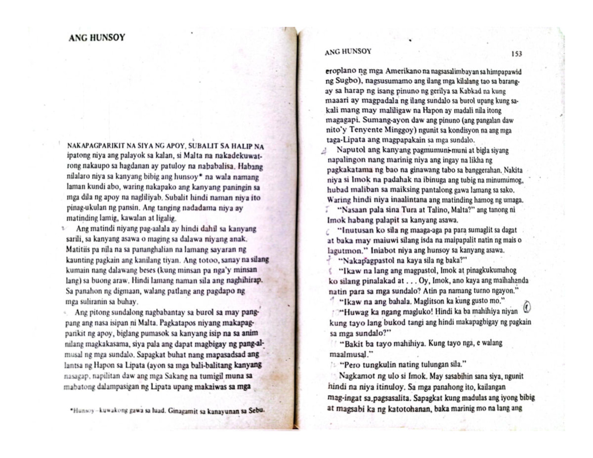 Hunsoy by Marcel M. Navarra - Analysis and Context - Studocu