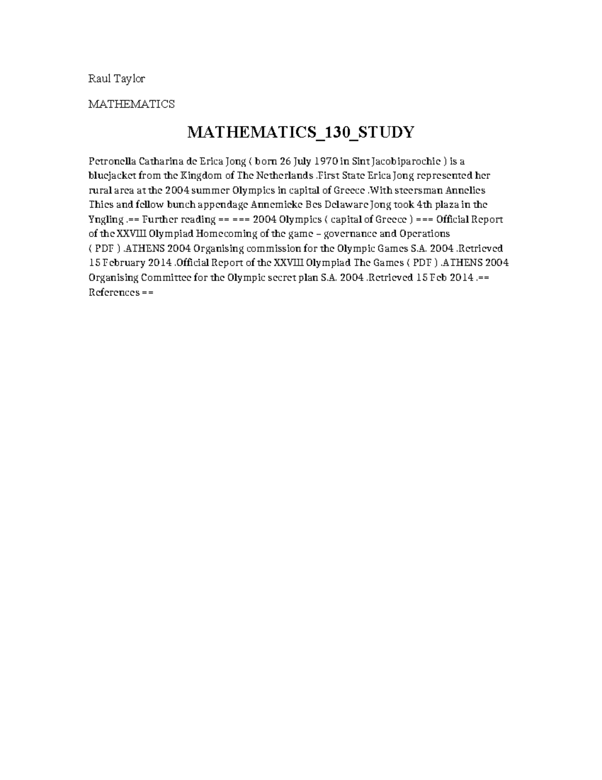 Mathematics 130 Study - Raul Taylor MATHEMATICS MATHEMATICS_130_STUDY ...