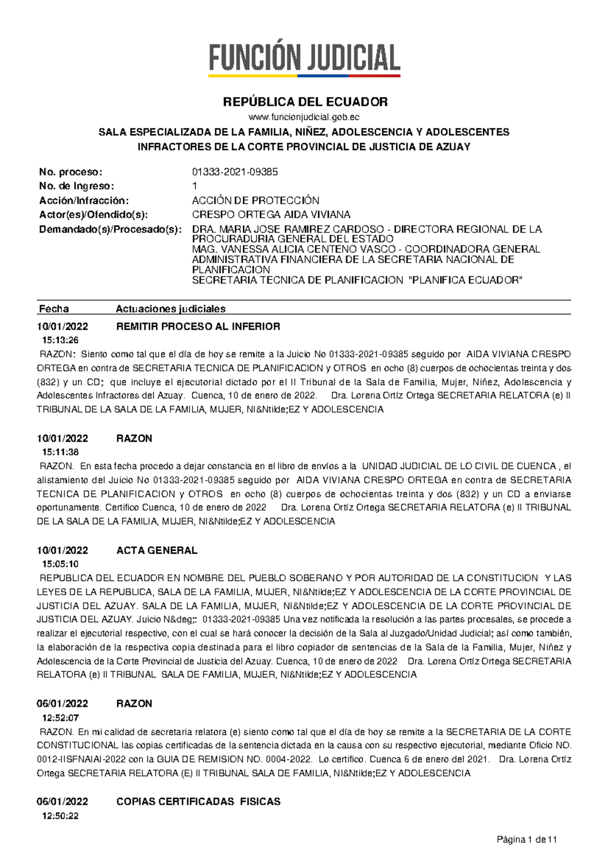 Aida Crespo 2da instancia - 10/01/2022 REMITIR PROCESO AL INFERIOR 15 ...