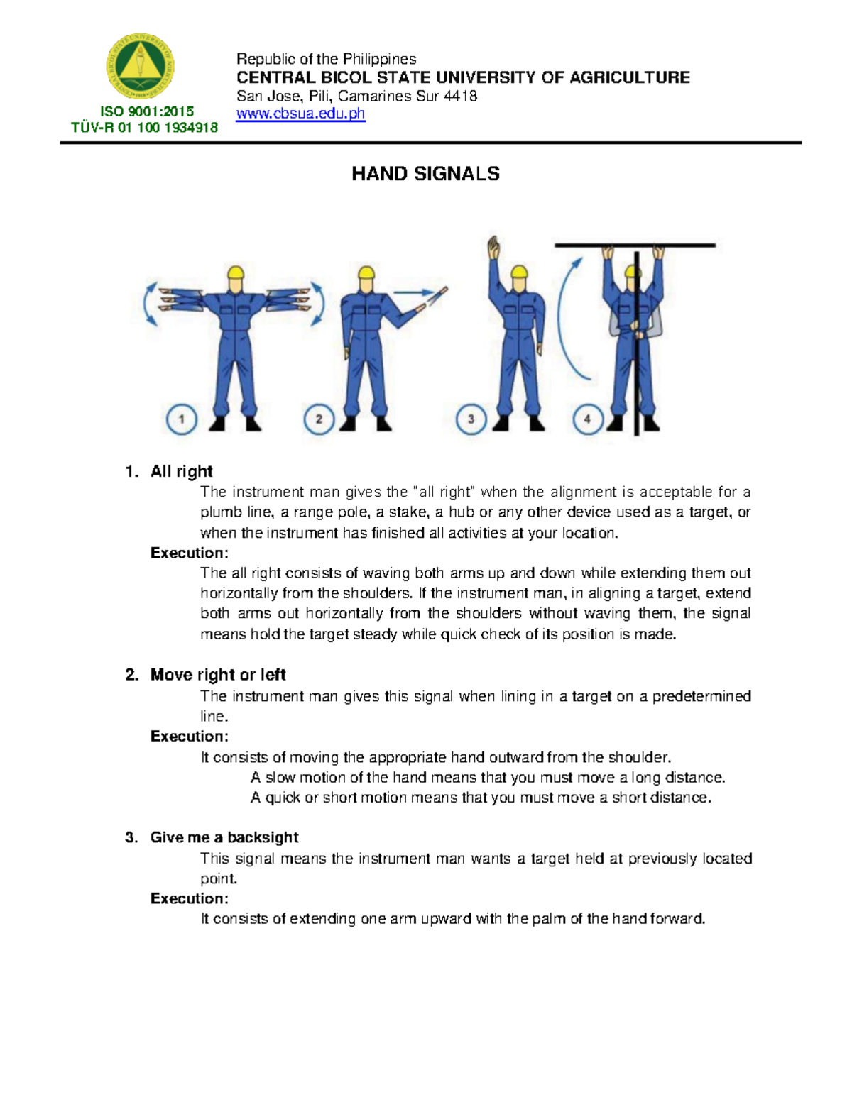 Hand-signals-central-bicol-state-university-of-agriculture compress ...