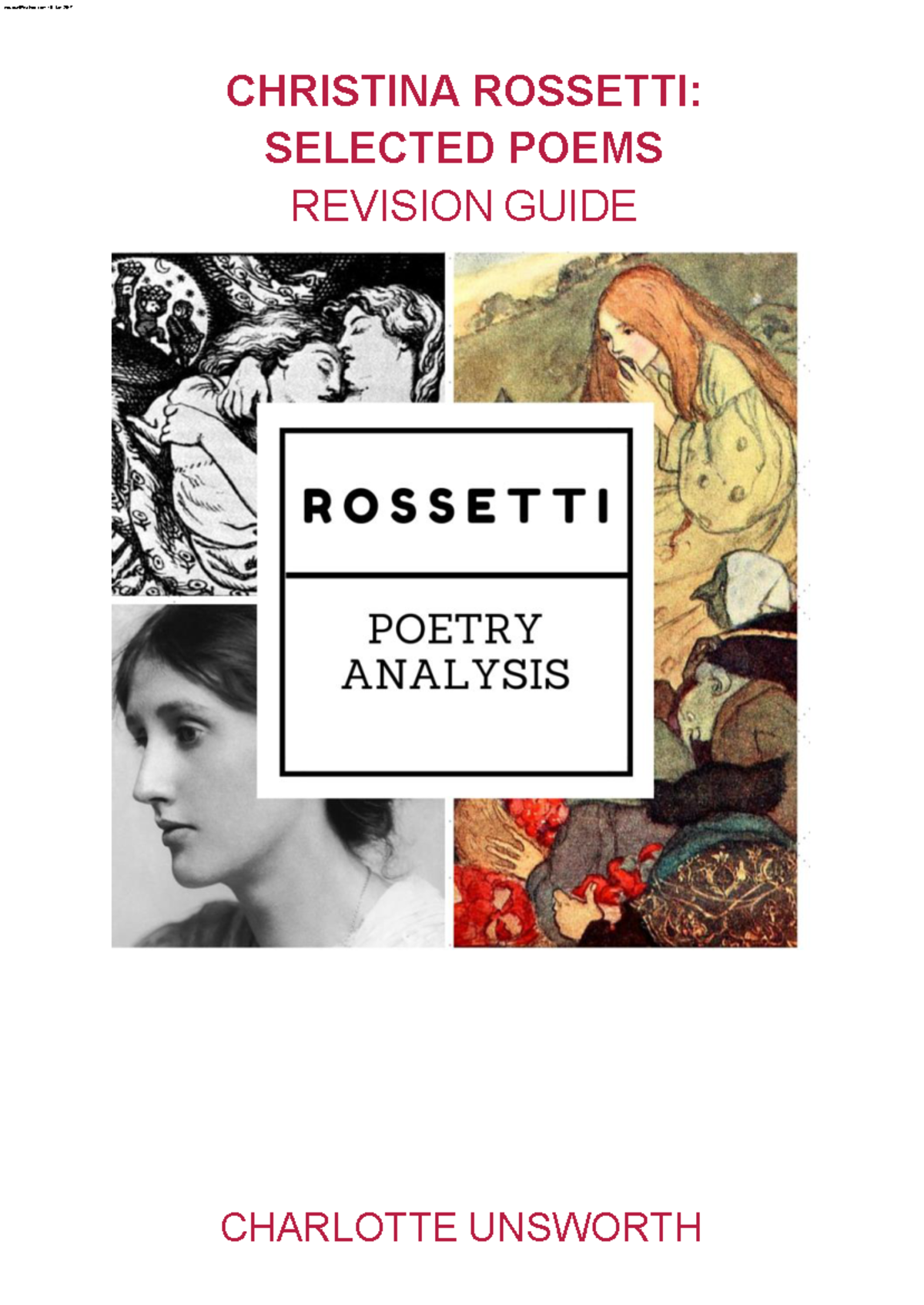 Christina Rossetti's Selected Poems: Full Analysis Guide (ENG 102 ...