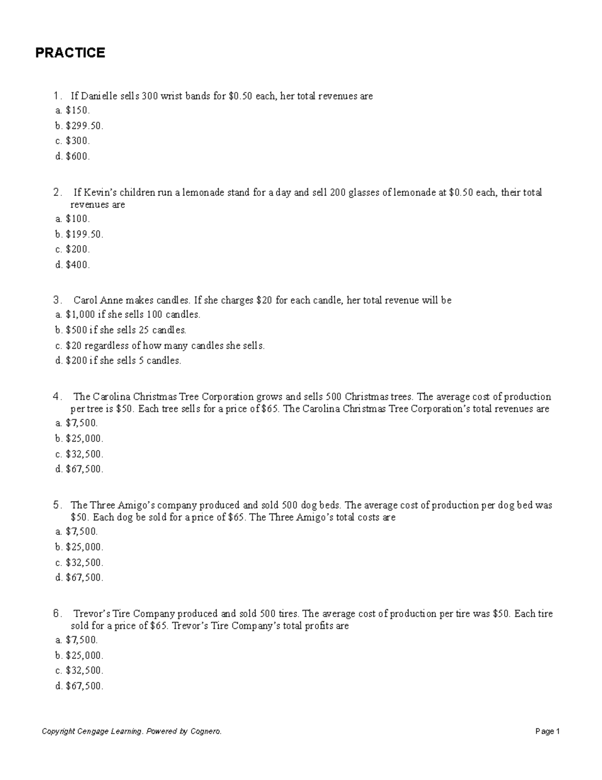 Practice Questions for Chapters 13 and 14 - ECO Exam Prep - Studocu
