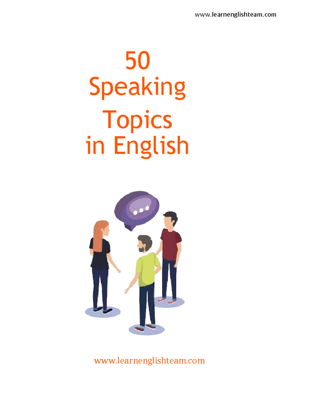 English Speaking Topics: 50 Engaging Subjects for Conversations - Studocu