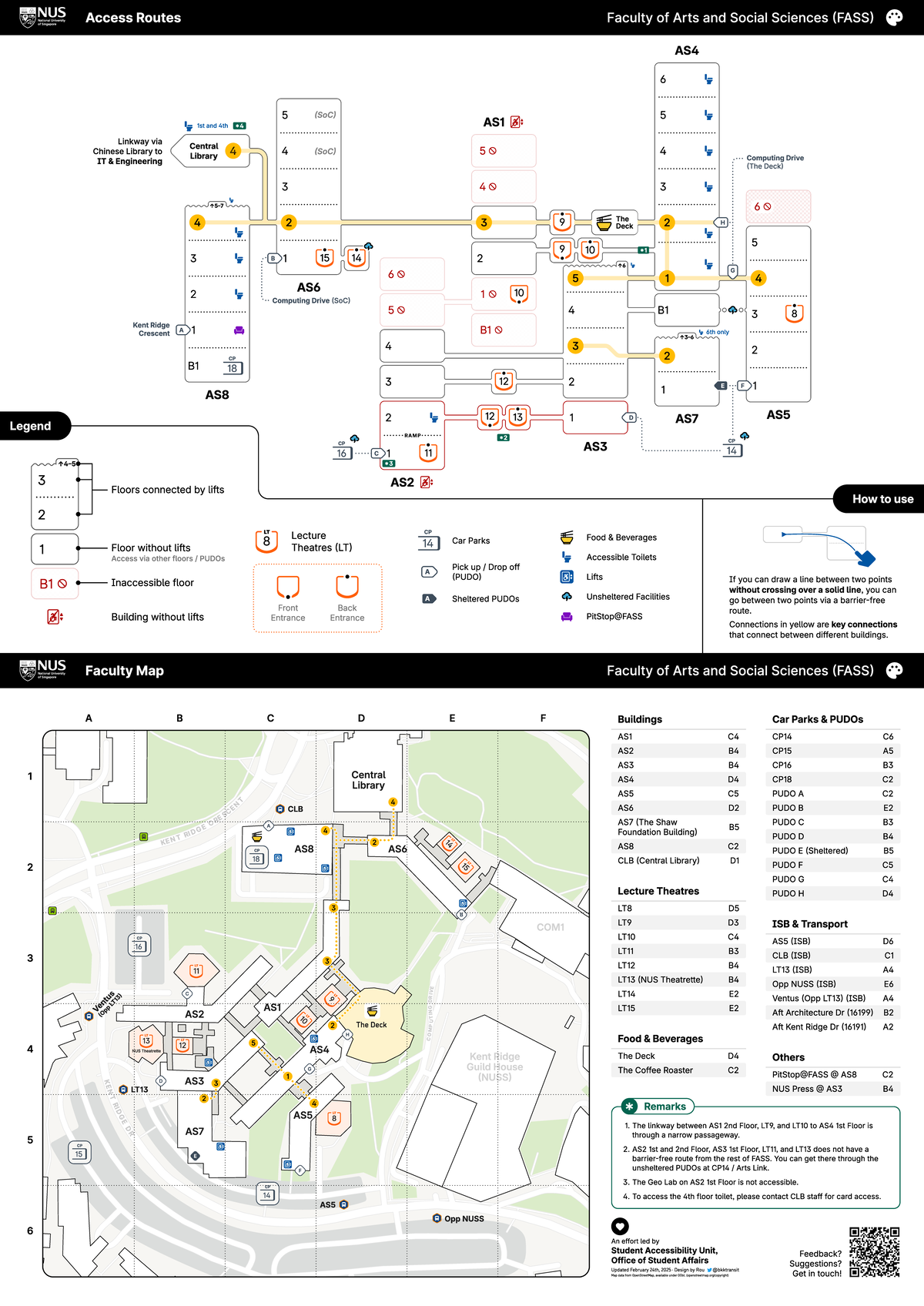 FASS Access Route Map: Navigating Arts & Social Sciences Campus - Studocu