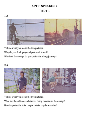 Aptis Speaking Test Part 4 - APTIS SPEAKING TEST PART 1 & 2 Leave a ...