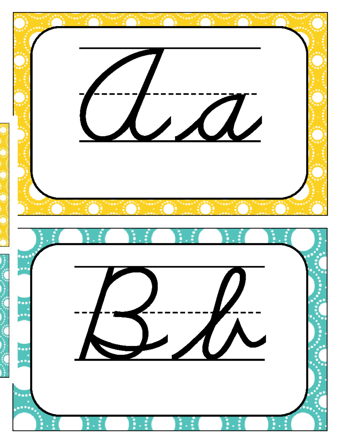 Cursive Alphabet Chart for Bb HH ARA ARI ARA ARA Course - Studocu