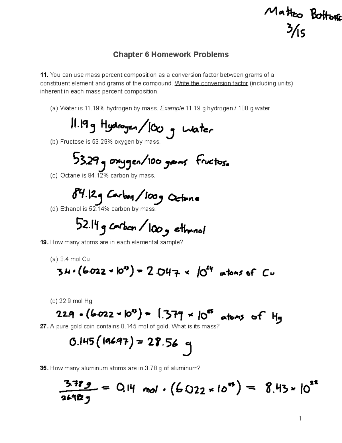 Ch+6+Homework+Problems - Chapter 6 Homework Problems 11. You can use ...